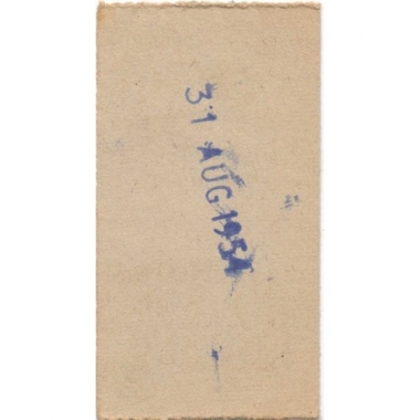 Toll Ticket, Portmadoc Embankment Tollgate, Foot Passenger, 1d, Serial ...